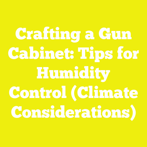Crafting a Gun Cabinet: Tips for Humidity Control (Climate Considerations)
